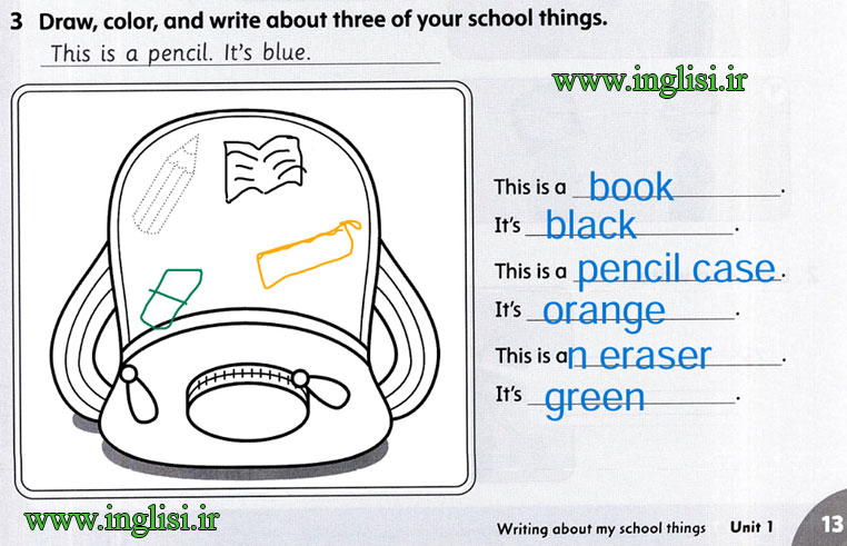 حل کتاب کار فمیلی فرندز 1 یونیت 1 – آموزش زبان انگلیسی | کاوه رایگان