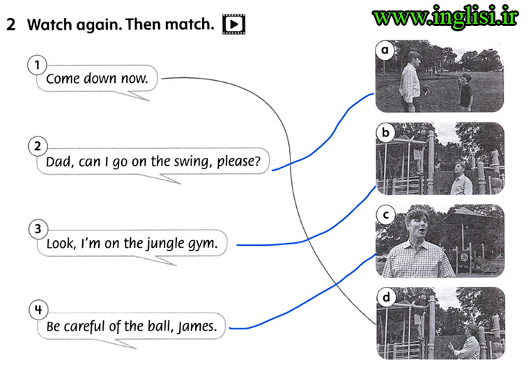 حل کتاب ورک بوک فمیلی فرندز 1 یونیت 7 – آموزش زبان انگلیسی | کاوه رایگان