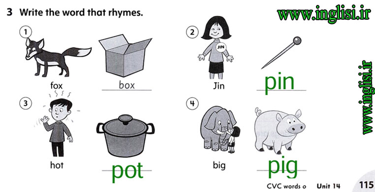 حل کتاب کار فمیلی فرندز 1 یونیت 14 – آموزش زبان انگلیسی | کاوه رایگان