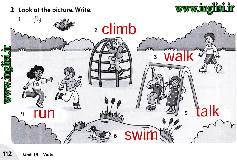 حل کتاب کار فمیلی فرندز 1 یونیت 14 – آموزش زبان انگلیسی | کاوه رایگان